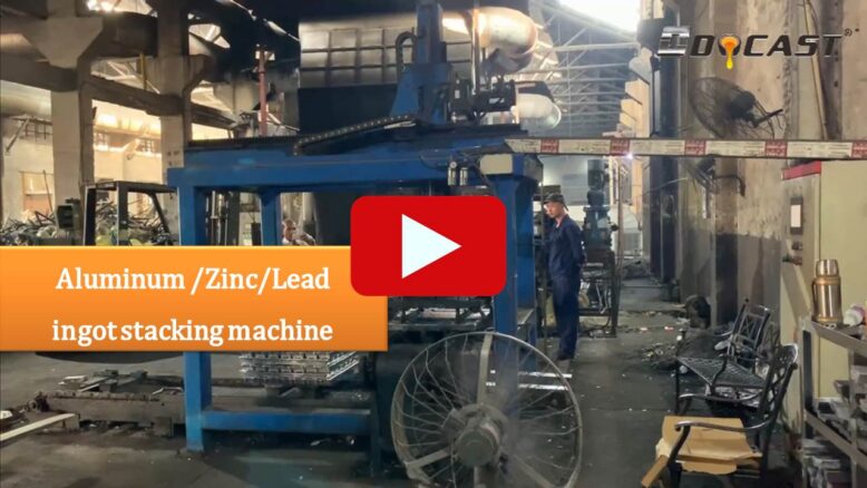 Aluminum /Zinc/Lead ingot stacking machine-CDOCAST