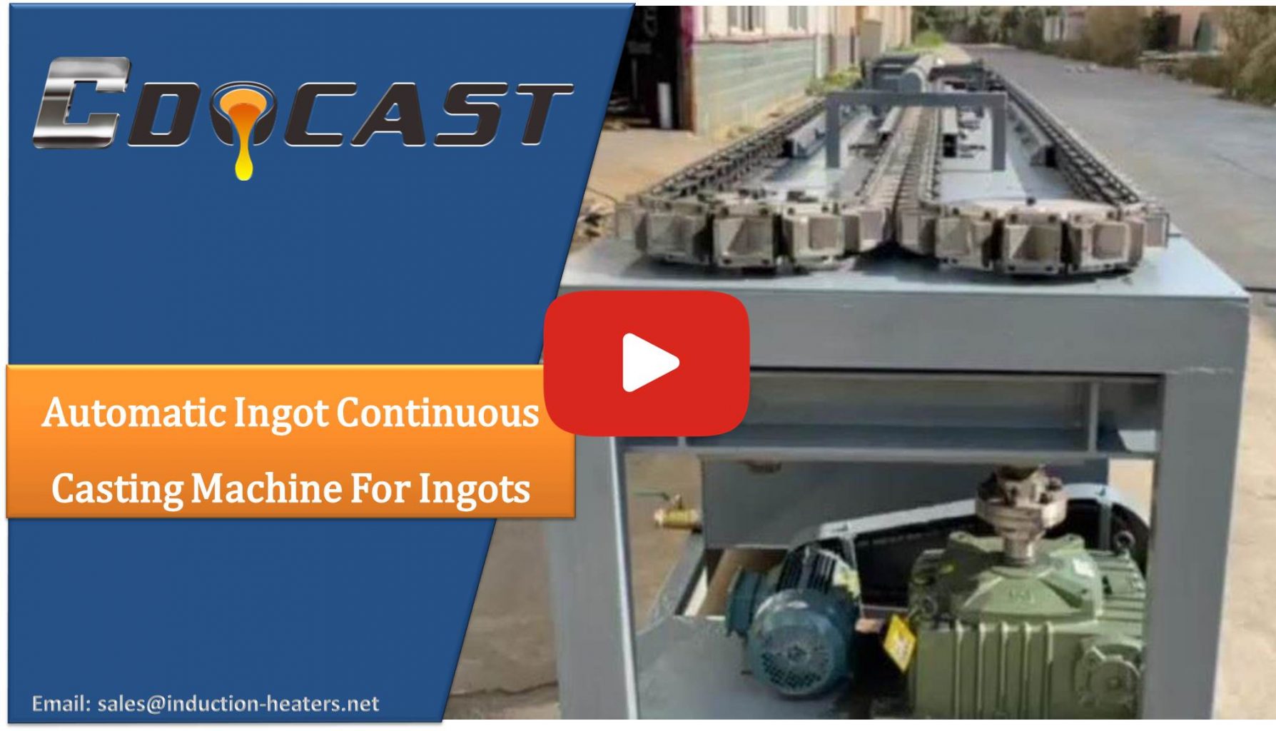 Automatic ingot continuous casting machine for ingots