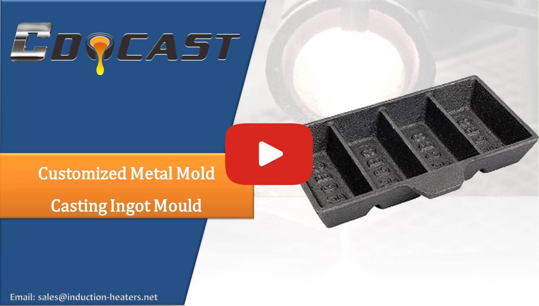 Customized metal ingot mould for steel iron aluminum foundry-CDOCAST