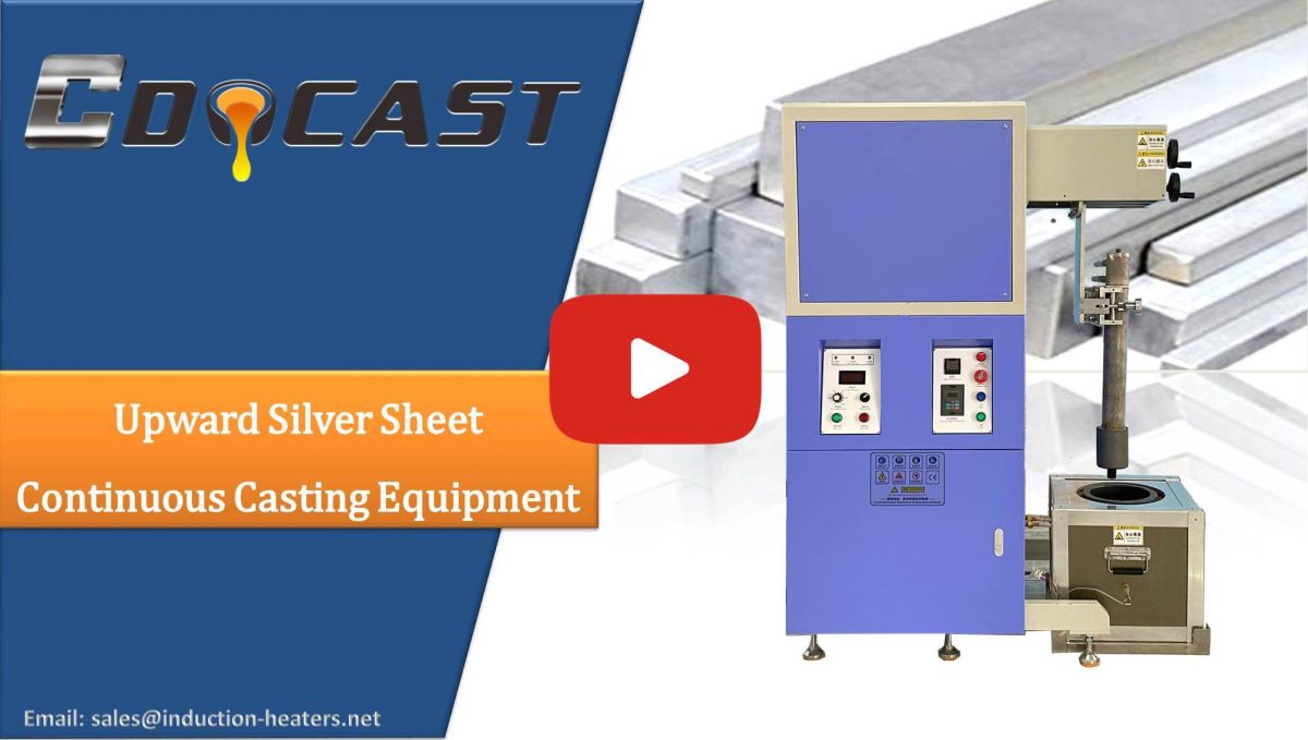 Upward continuous caster for silver sheet making-CDOCAST