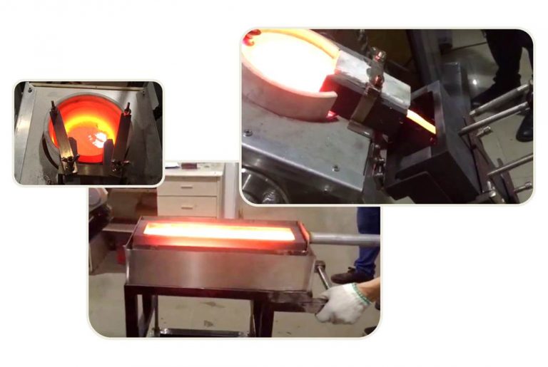 Small Induction Furnace | Chain motor tilting - Cooldo